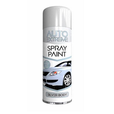 Auto Extreme Silver Body Gloss Car Paint 250ml (Spray) - Pack of 4 ...