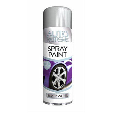 Auto Extreme Silver Wheel Gloss Car Paint 250ml (Spray)