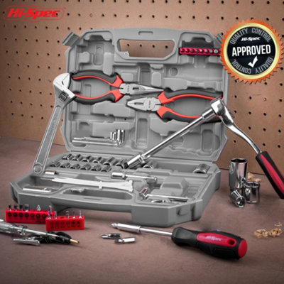 AUTO MECHANICS COMPLETE HAND TOOL KIT SET FOR CAR MOTORBIKE REPAIR DIY 67PC