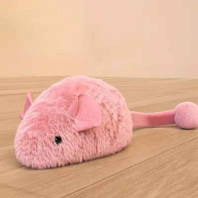 Auto Moving Luminous Mouse Cat Toy with Squeak Sound