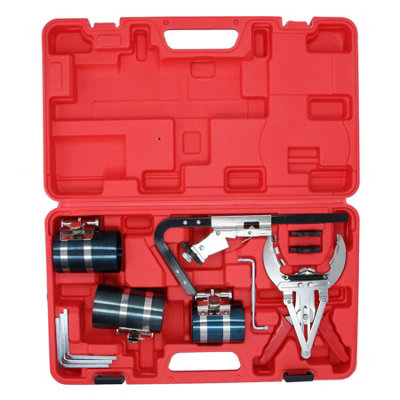 Auto Piston Ring Compressor Cleaner Cleaning Service Kit Clamps ...