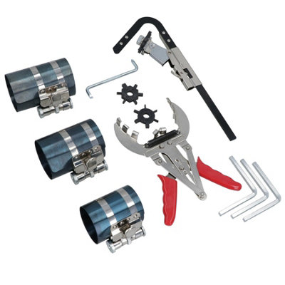 Auto Piston Ring Compressor Cleaner Cleaning Service Kit Clamps ...