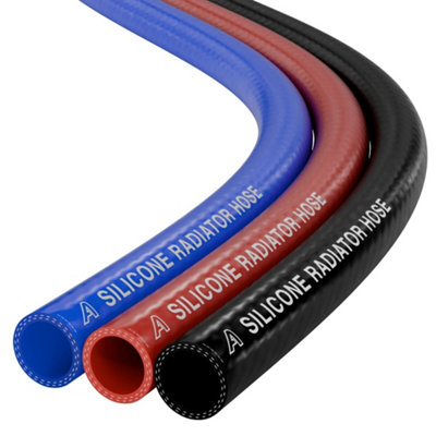 Auto Silicone Hoses 25mm ID Blue 2 Ply Silicone Radiator Coolant Heater ...