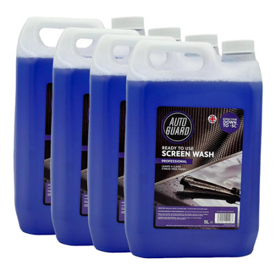 AutoGuard Screenwash Ready To Use Windscreen Cleaner Streak-Free Finish ...
