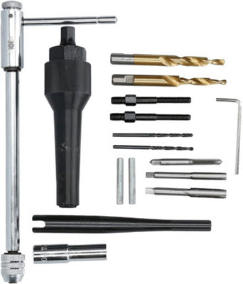 AUTOJACK 16 PIECE GLOW PLUG REMOVAL THREAD REPAIR KIT