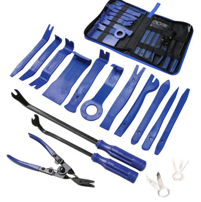 Autojack 19 Piece Upholstery Car Trim Panel Removal Tool Kit
