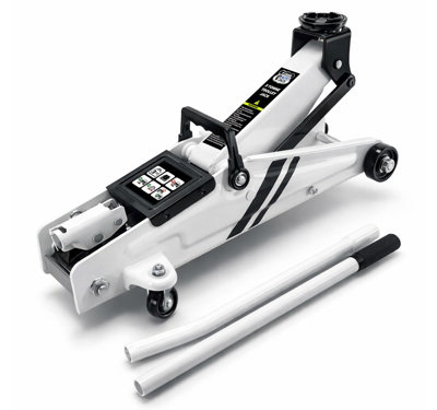 Autojack 3 Tonne Trolley Jack Heavy Duty Steel Hydraulic Car Lift Long ...