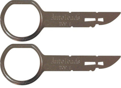 AutoLead Adaptors Car Radio Removal Keys Tools In-Car Accessory Fits ...