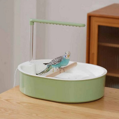 Automatic Bird Bathtub with Running Water USB Electric Bird Shower Box
