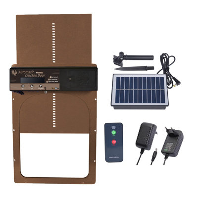 Automatic Chicken Coop Door Solar Powered Timer IP45 Waterproof ...