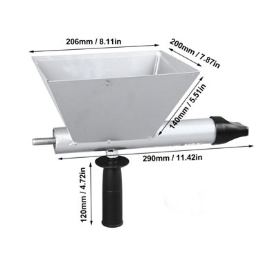 Automatic Electric Mortar Grout Gun with 4 Metal Nozzles for Cement ...