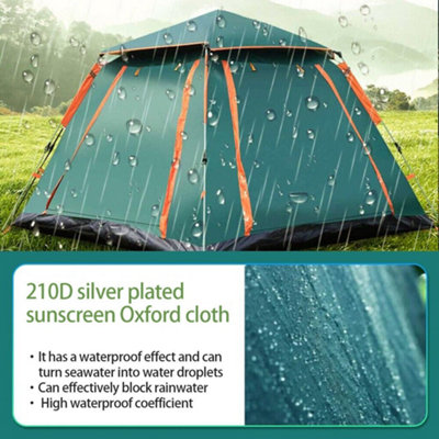 Automatic Pop Up Camping Tent for 4-6 People - Family Outdoor Shelter ...