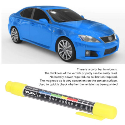 Automotive Paint Thickness Gauge with Magnetic Tip for Coating Measurement