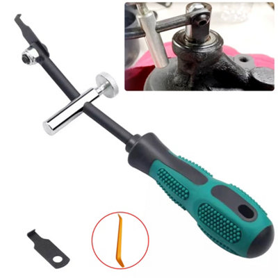 Automotive Seal Puller Tool & Crowbar Set - Crankshaft & Camshaft Seal ...