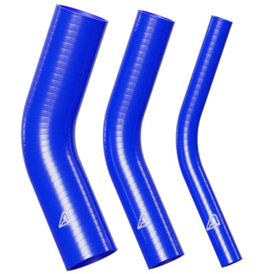 AutoSiliconeHoses 135 Degree Silicone Elbow Hose Blue - 70mm High-Temp ...