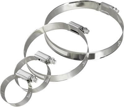 AutoSiliconeHoses 85mm to 100mm Worm Drive Hose Clamp, Stainless Steel ...