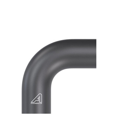 AutoSiliconeHoses 90 Degree Ruber Elbow Hose Black - 76mm High-Temp ...