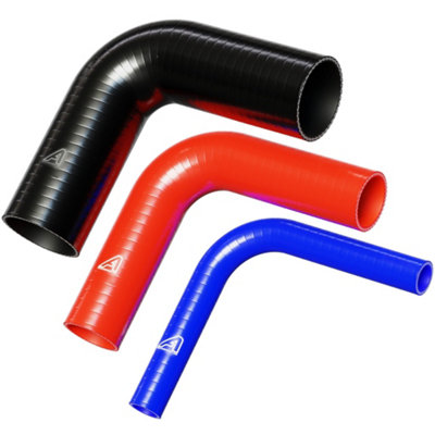 AutoSiliconeHoses 90 Degree Silicone Elbow Hose Blue - 16mm High-Temp ...