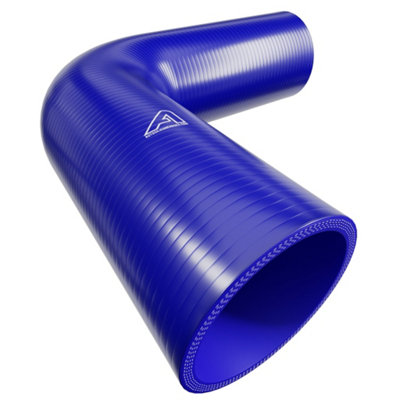 AutoSiliconeHoses 90 Degree Silicone Elbow Hose Blue - 83mm High-Temp ...