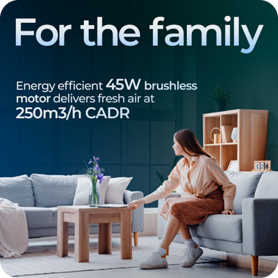 Avalla R-2200 Air Purifier for Home or Office, 250m3 h CADR, True HEPA ...