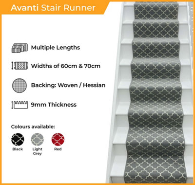 Avanti Stair Runner - Soft & Durable Carpet Runner for Stairs ...