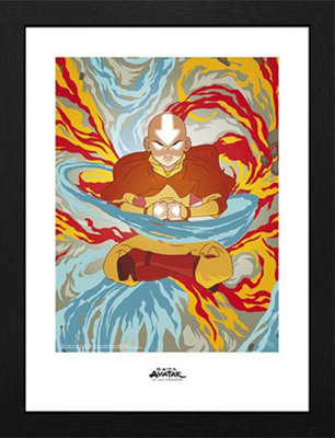 Avatar Aang Avatar State 30 x 40cm Framed Collector Print