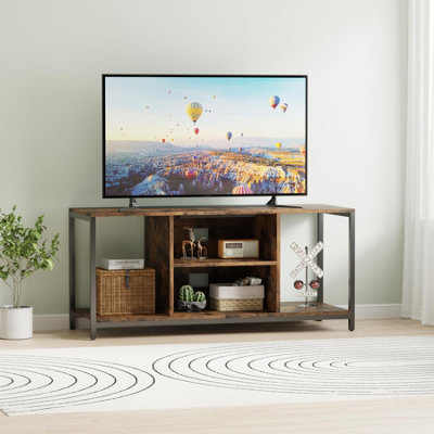 AVC Designs TV Stand TV Console Storage Cabinet Rustic Brown For Living ...