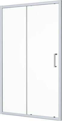 Aveli 1200 x 700mm Sliding Shower Door & Side Panel Enclosure Cubicle ...