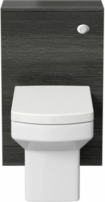 Aveli 500mm Bathroom Toilet BTW Furniture Unit Square Pan S/Close Seat ...