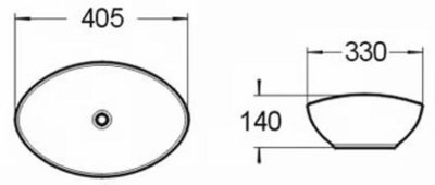 Aveli 600mm Bathroom Countertop Vanity Unit Oval Basin Wall Hung Soft ...