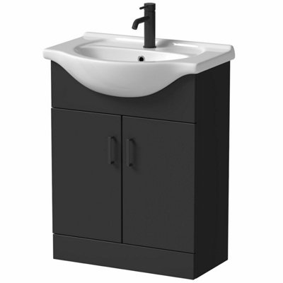 Aveli 650mm Freestanding Vanity Unit with Basin Bathroom Sink Cabinet ...