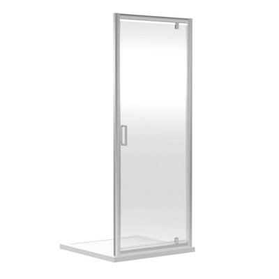 Aveli 700x700 Pivot Shower Door Side Panel Enclosure Bathroom 6mm ...
