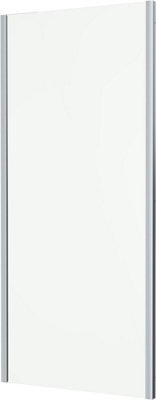 Aveli 800 x 800mm Framed Hinged Shower Enclosure Door Side Panel Walk ...