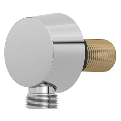 Aveli Bathroom Round Wall Elbow Concealed Valve Shower Chrome