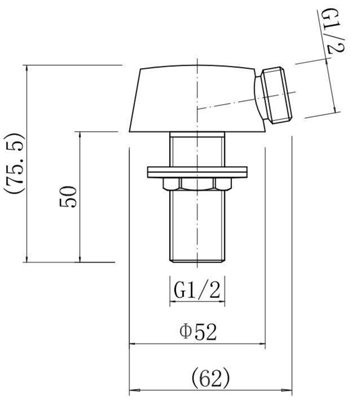 Aveli Bathroom Round Wall Elbow Concealed Valve Shower Chrome