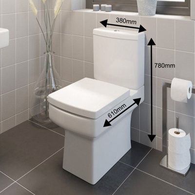 Aveli Complete Bathroom Suite Black Grid Bath Shower Screen White ...