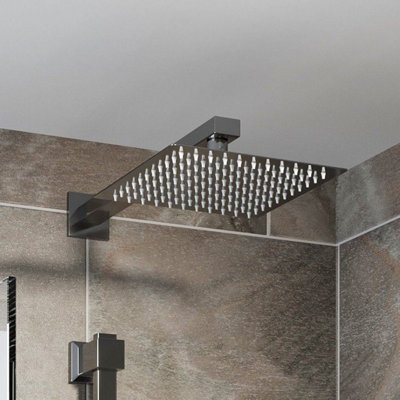 Aveli Thermostatic Square Concealed Shower Wall Mounted Handset Heads ...