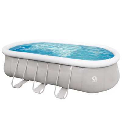 Avenli 20ft x 12ft x 48" Oval Above Ground Swimming Pool, Filter Pump ...