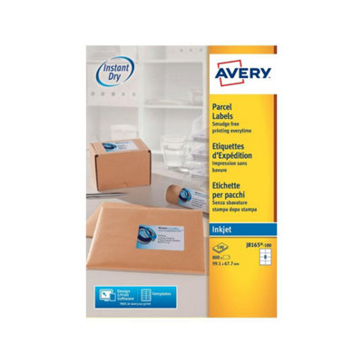 Avery Printable, Customisable Parcel Shipping Labels, Inkjet Printers ...