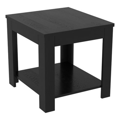 AVF 50cm x 45cm Calibre Side Table - Black Oak