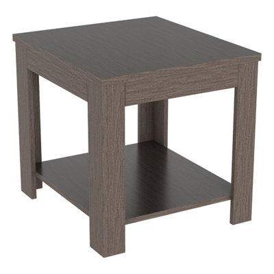 AVF 50cm x 45cm Calibre Side Table - Grey Oak