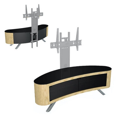 AVF Affinity Bay Plus 1.5m Curved TV Stand, for TVs up to 70 ...