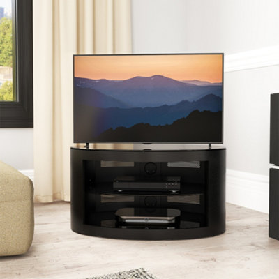 AVF Affinity Buckingham 80cm Oval TV Stand, for TVs up to 40" - Black