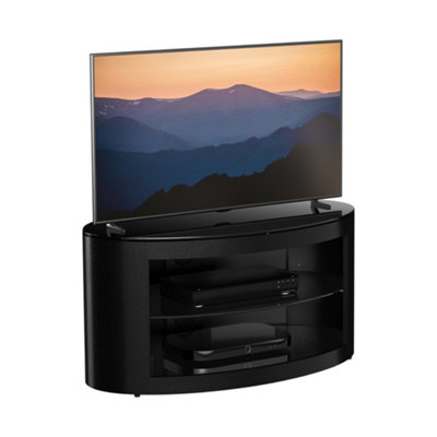 AVF Affinity Buckingham 80cm Oval TV Stand, for TVs up to 40" - Black