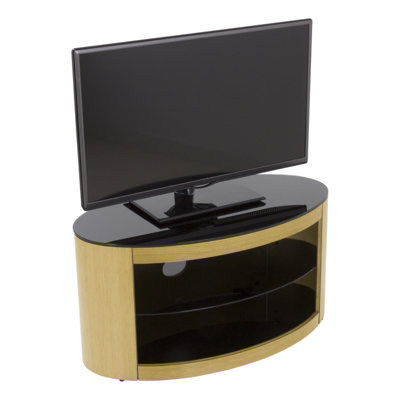 AVF Affinity Buckingham 80cm Oval TV Stand, for TVs up to 40" - Oak
