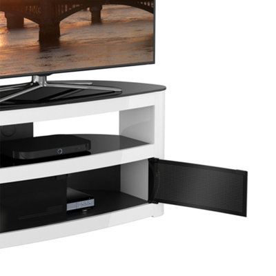 AVF Affinity Burghley Plus 1m Curved TV Stand, for TVs up to 50 ...