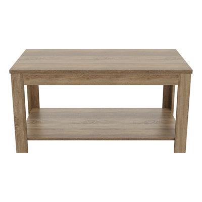 AVF Calibre Coffee Table - Rustic Sawn Oak | DIY at B&Q