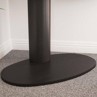 AVF Chepstow Wooden Column TV Stand, for TVs 32-65" - Black