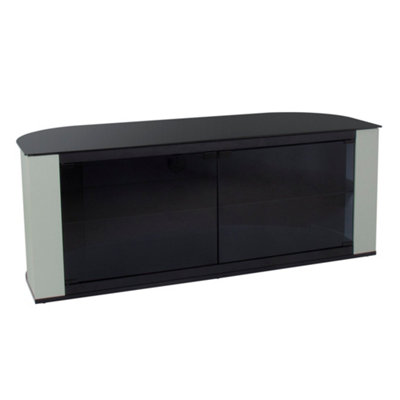 AVF Gallery 1.2m Corner TV Stand, for TVs up to 60" - Pebble Grey