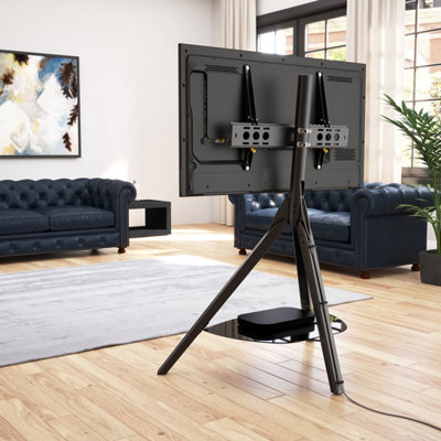 AVF Hoxton Freestanding Tripod TV Stand, for TVs 32-70" - Black